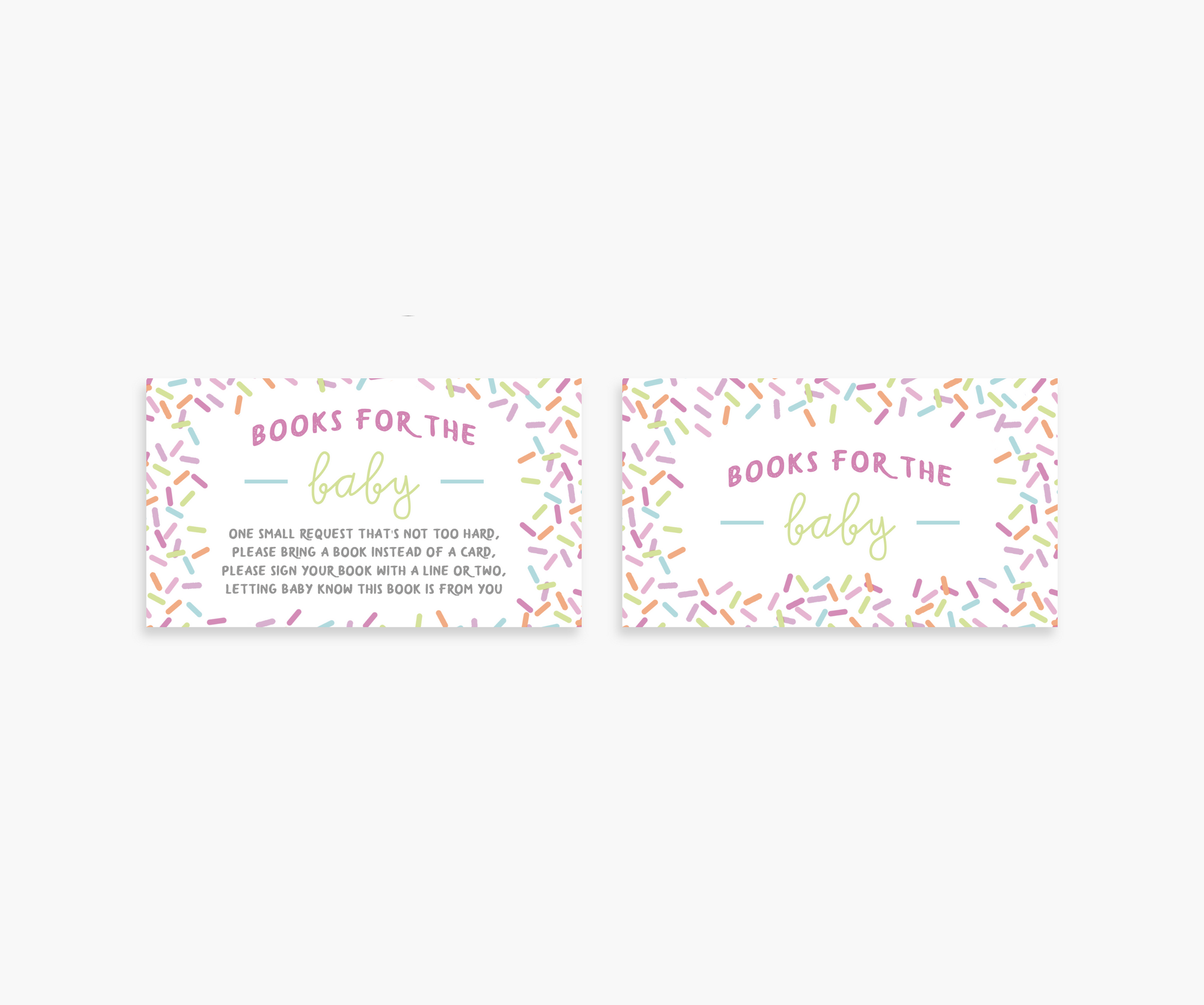 Sprinkle Printable Diaper Raffle Templates